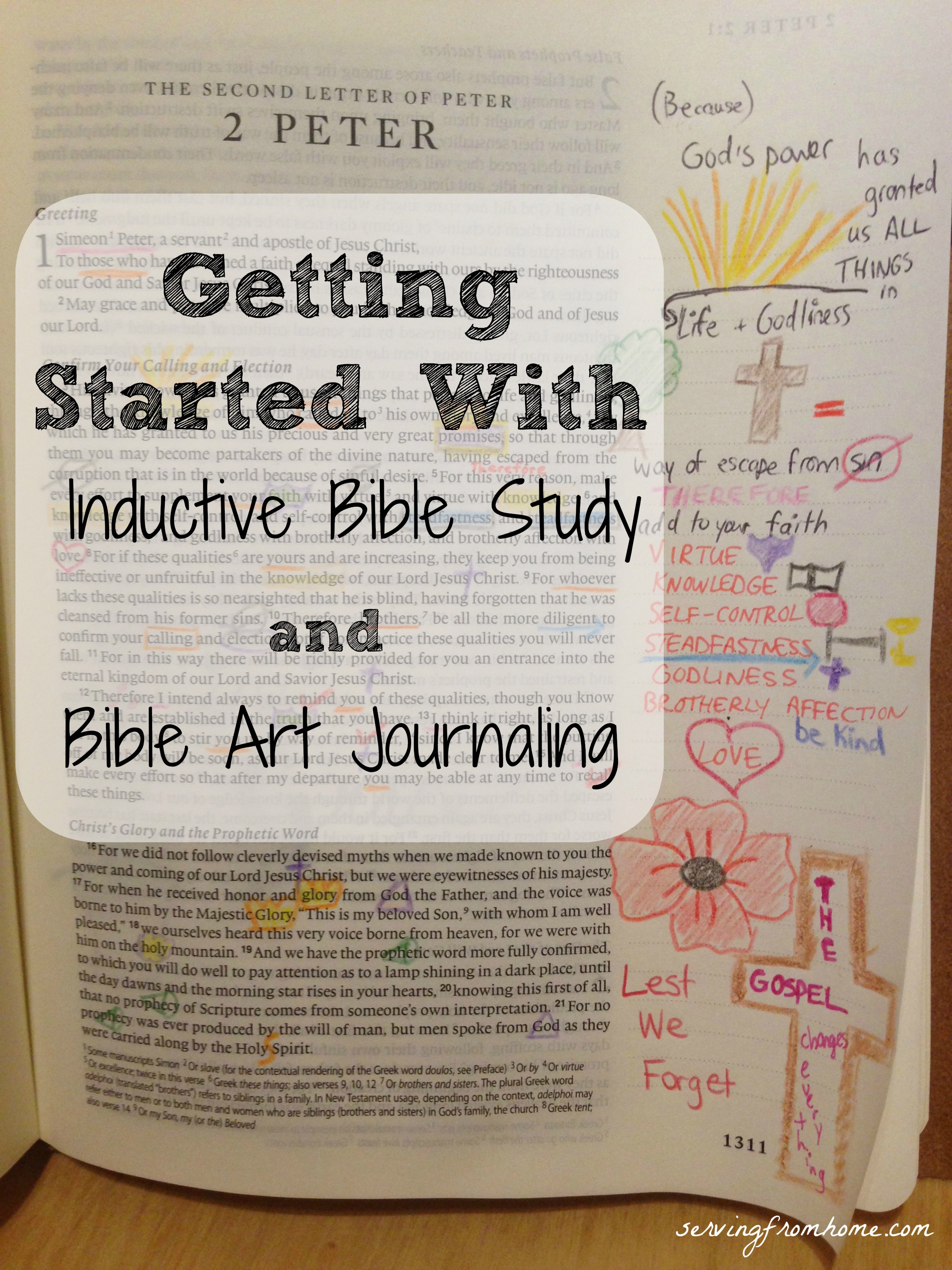 Getting Started With Inductive Bible Study and Bible Art Journaling ...